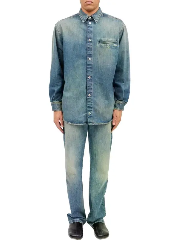 MAISON MARGIELA Long-sleeve Shirt - Blue
