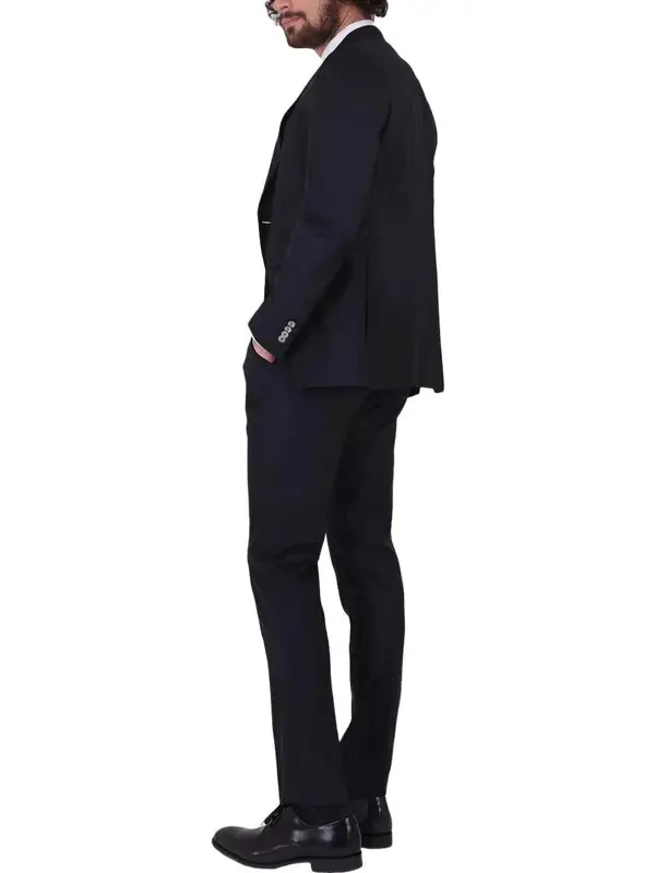 DELL'OGLIO Slim-fit Tailored Suit - Blue