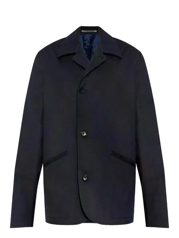 Paul Smith Button Notched Jacket - Blue