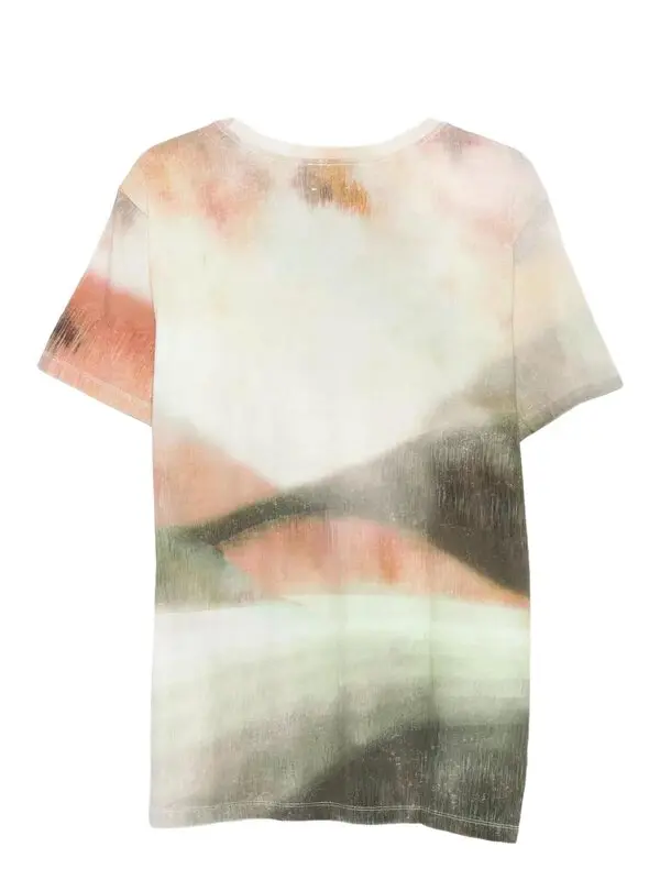 MARANT Graphic Print T-shirt - Neutrals