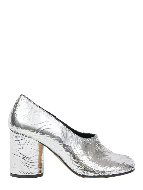 MAISON MARGIELA Tabi Broken Morror High Pumps - Silver