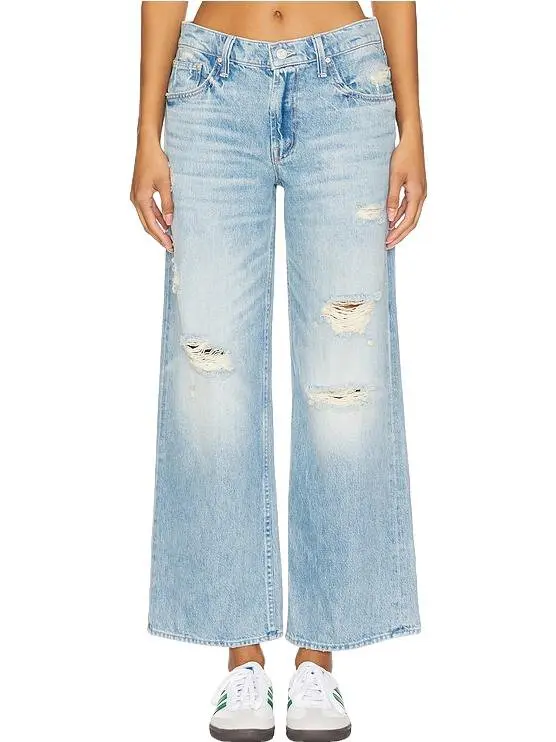 MOTHER The Down Low Spinner Hover Jeans - Denim-light