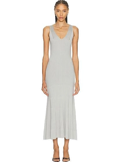 Adam Lippes Twyla Dress - Silver