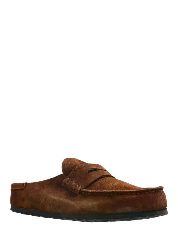 BIRKENSTOCK Naples Wrapped Suede Mules - Brown