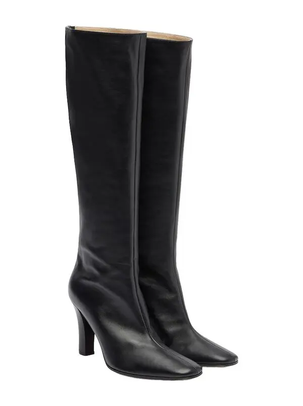 THE ROW Mona Knee-high Boots - Black