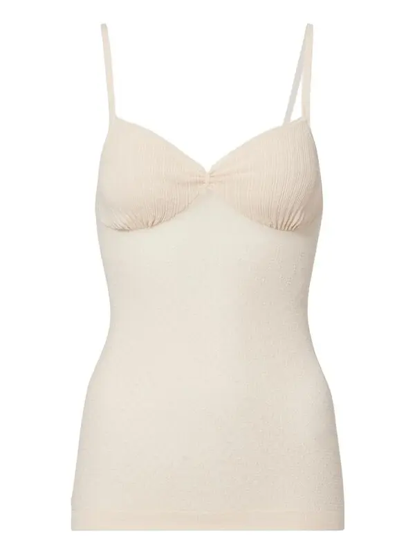 Victoria Beckham Cami Cotton-blend Top - Pink