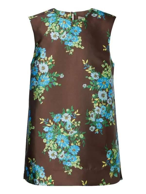 ALEMAIS Floral Print Sleeveless Top - Multicoloured