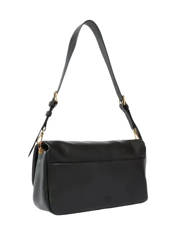 Pinko Logo Hardware Shoulder Bag - Black