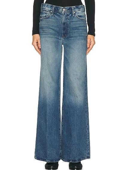 MOTHER The Ditcher Roller Zip Sneak Jeans - Remember When