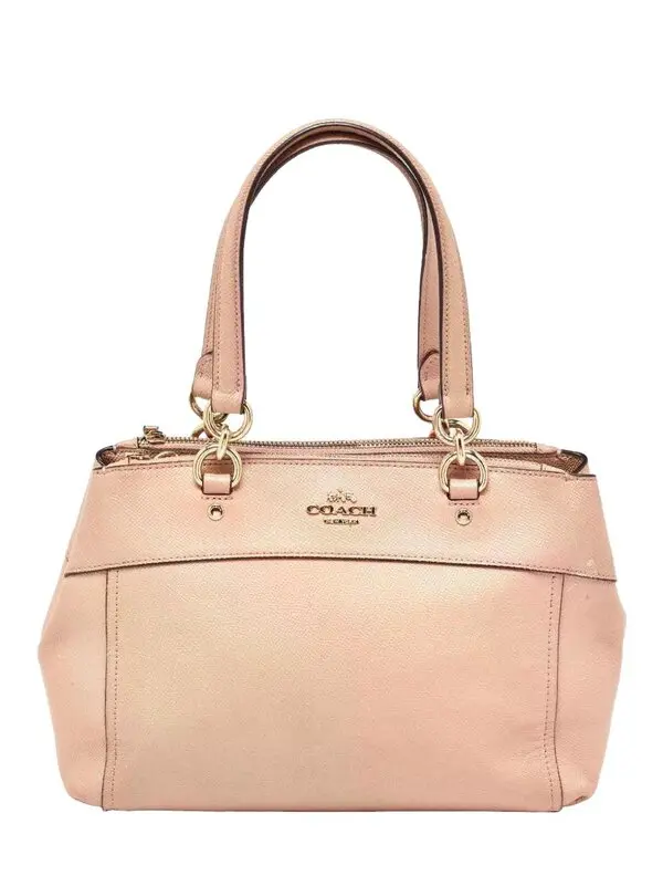 COACH Leather Tote Bag - Neutrals