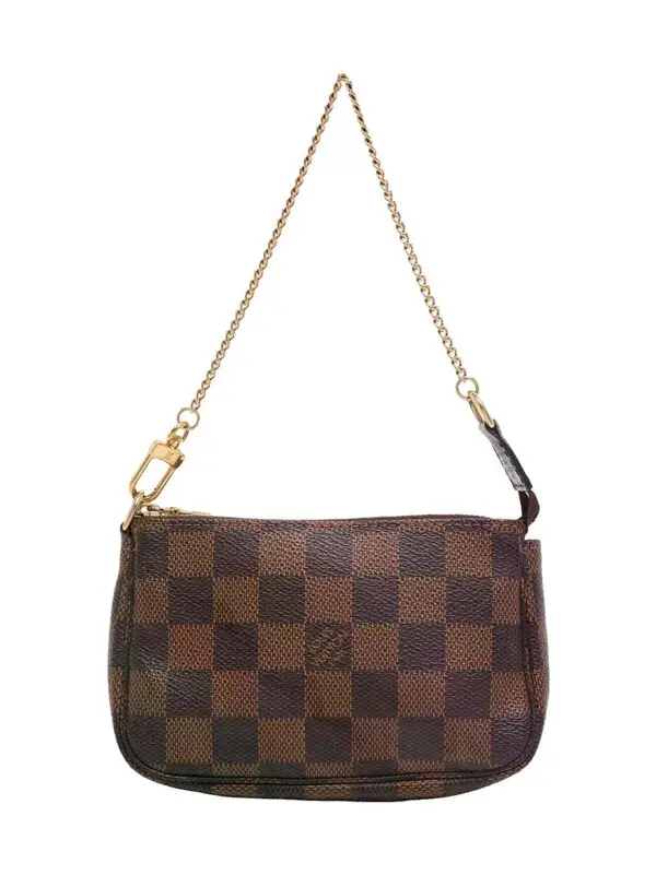 LOUIS VUITTON Pochette Chain Shoulder Bag - Brown