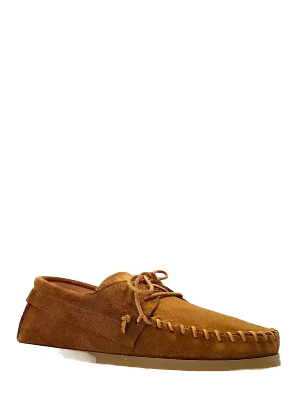 MARANT Fenlis Suede Derby Shoes - Brown