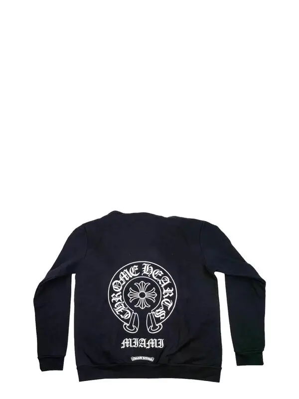 Chrome Hearts Graphic Print Zip-up Hoodie - Black