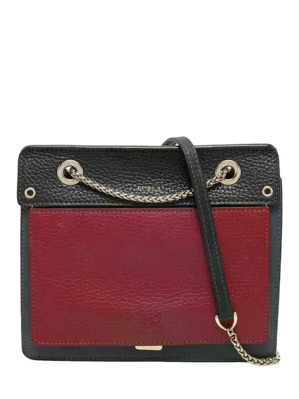Furla Chain Cross Bag - Black
