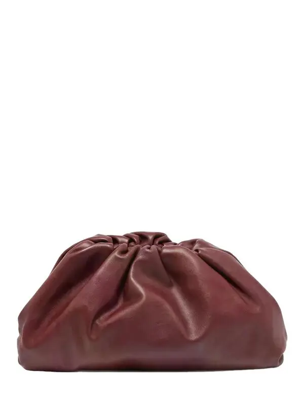 Bottega Veneta Teen Pouch Clutch Bag - Red