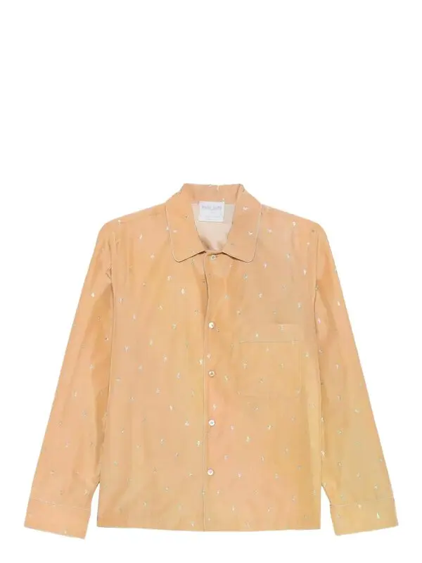 FORTE_FORTE Embellished Pocket Shirt - Neutrals