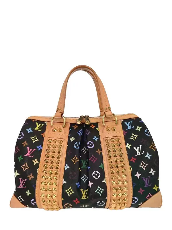 LOUIS VUITTON Multicolour Studded Tote Bag - Black