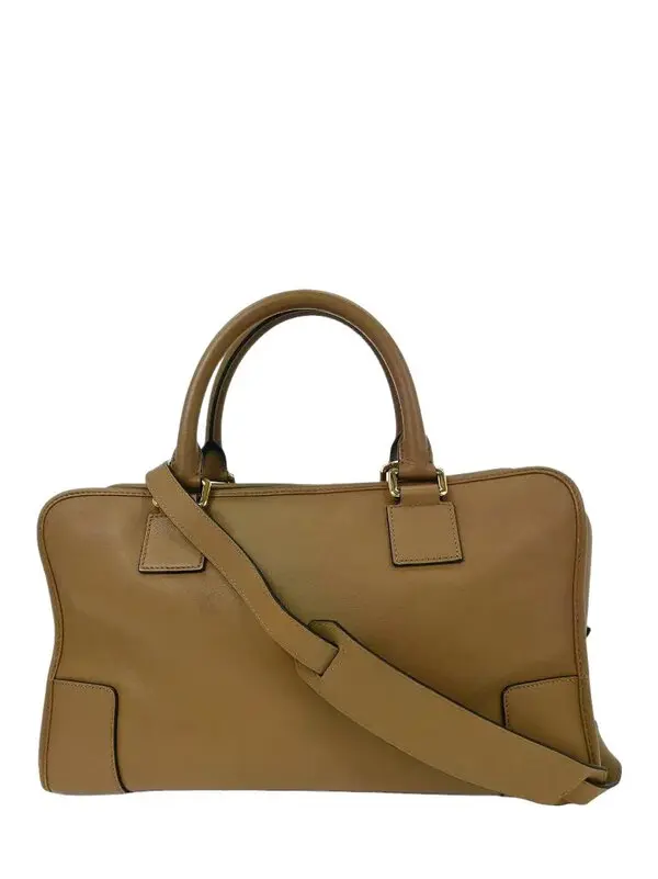 Loewe Amazona 36 Leather Tote Bag - Brown