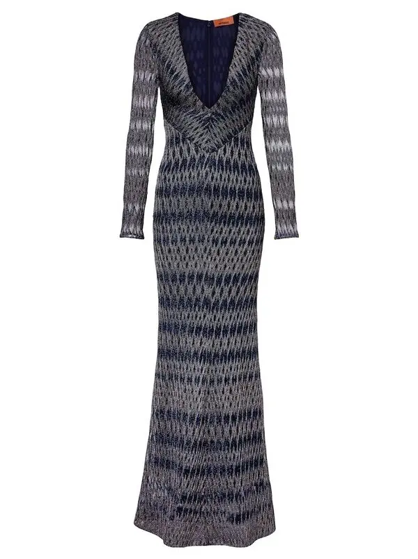 Missoni Metallic Maxi Dress - Multicoloured