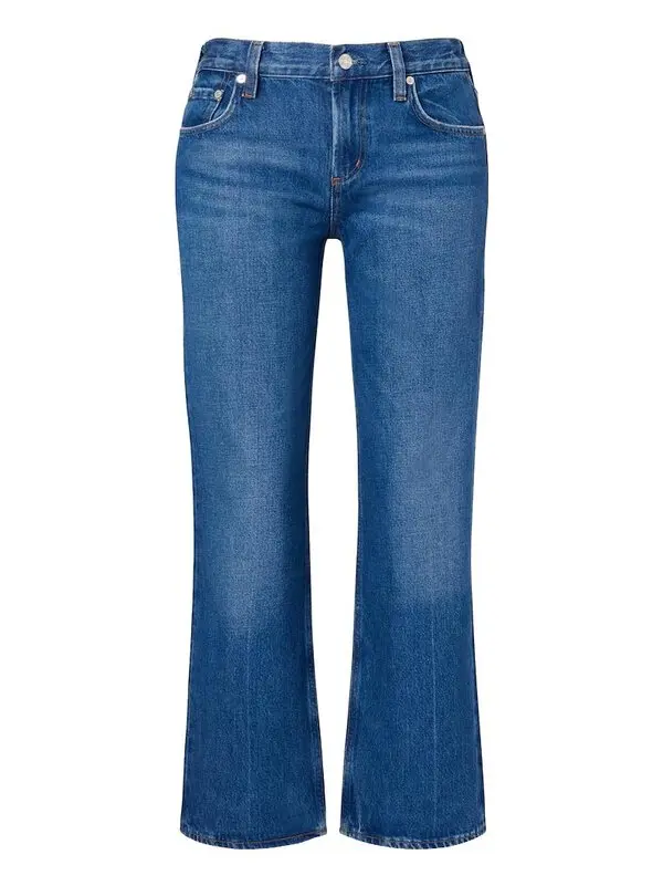 Citizens Of Humanity Faye Cropped Straight Jeans In Azure - Blue