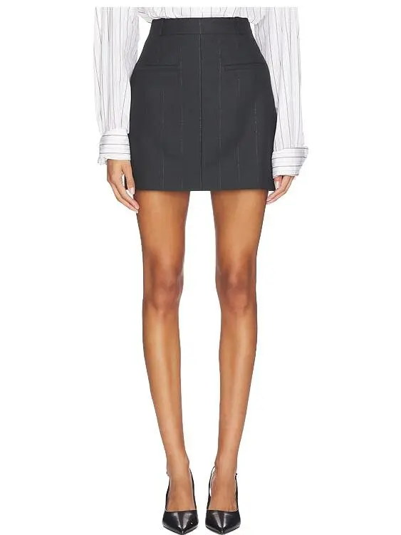 ANINE BING Kora Mini Skirt - Black