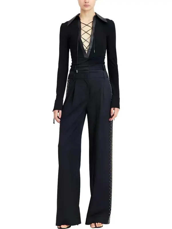 16Arlington Ivlia Embellished Trousers - Black