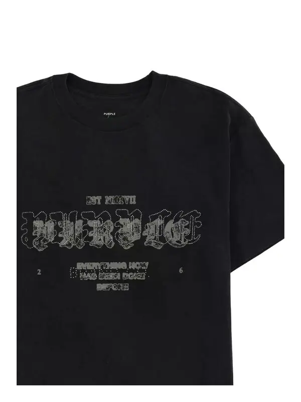 PURPLE BRAND Graphic-print T-shirt - Black