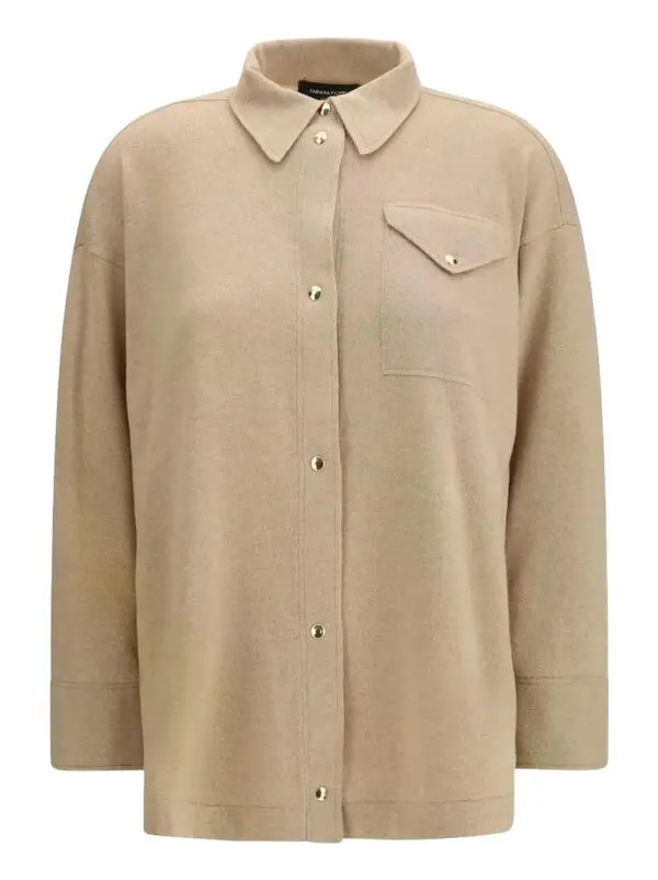 Fabiana Filippi Button-up Pocket Shirt - Neutrals