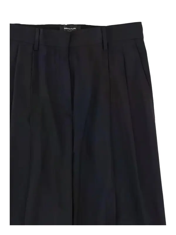 Fabiana Filippi Pleated Trousers With Pockets - Blue