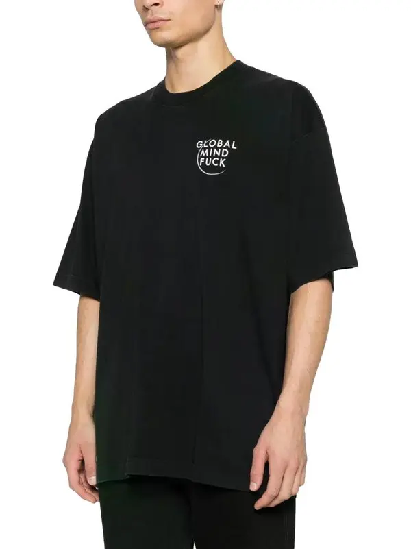 Vetements Printed T-shirt - Black