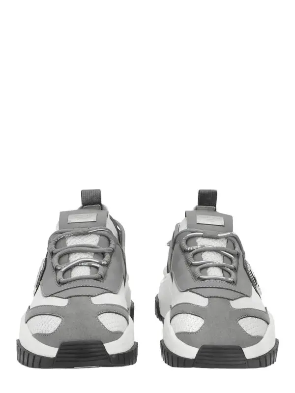Philipp Plein Predator Logo-plaque Trainers - Grey