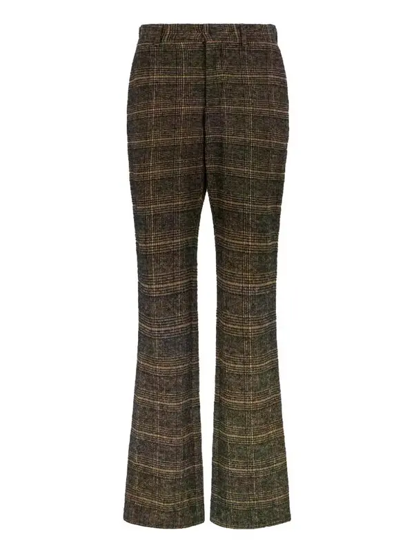 Philosophy Di Lorenzo Serafini Check-pattern Tailored Trousers - Brown