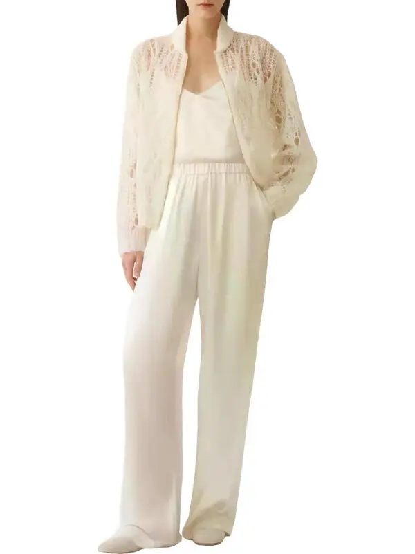 Fabiana Filippi Zip Up Cardigan - Neutrals