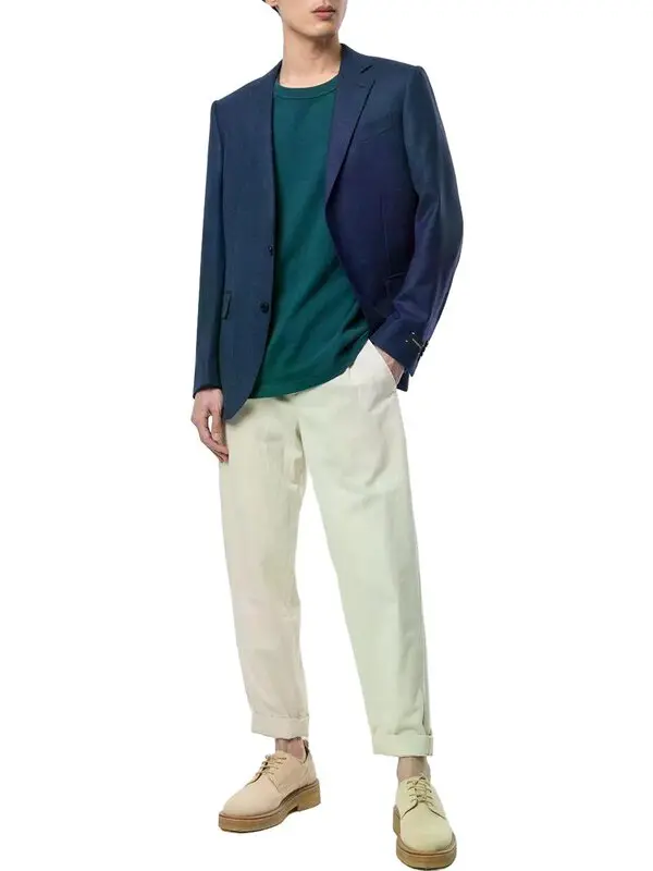 Zegna Single Breasted Blazer - Blue