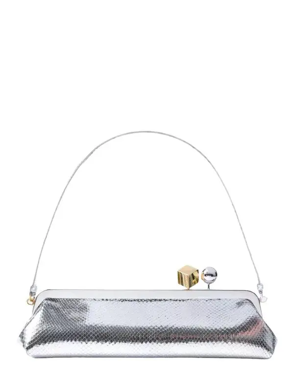 Jacquemus The Salon Clutch - Silver