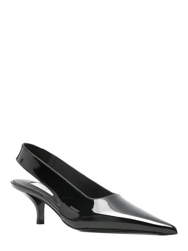 TOTEME Pointed Slingback Pumps - Black