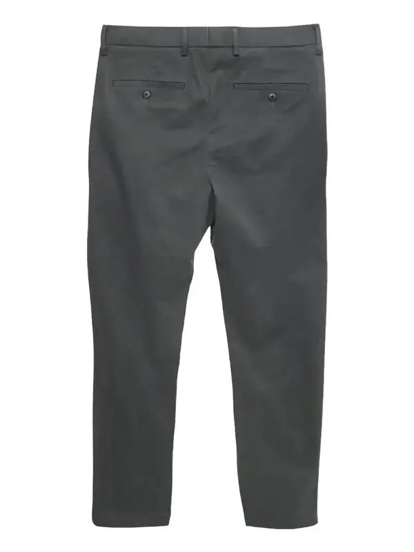 CHARLES TYRWHITT Cotton Gabardine Trousers - Grey