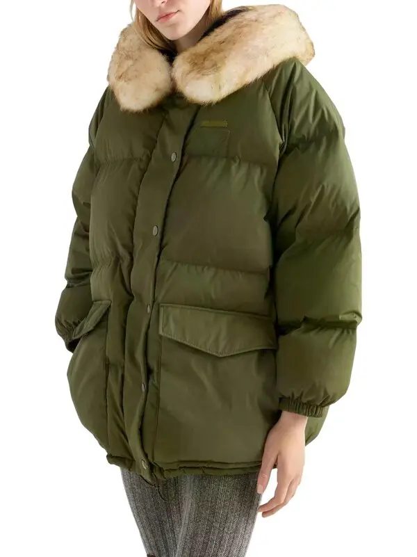 Prada Hooded Patch-pocket Jacket - Green