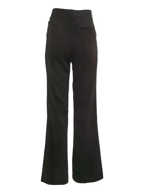 Burberry Wool Belt-loop Trousers - Black