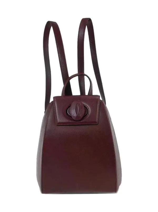 Cartier Leather Backpack - Red