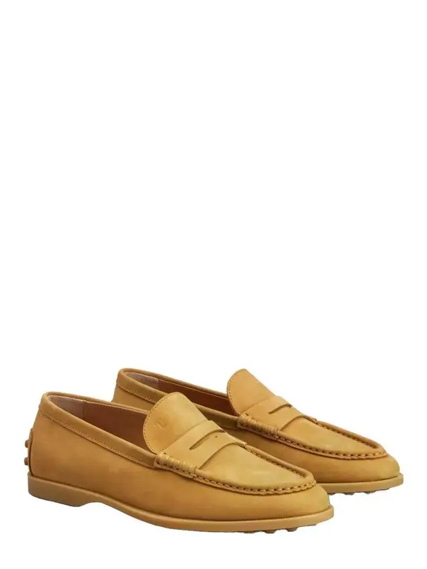 TOD'S Penny-strap Driving Loafers - Neutrals