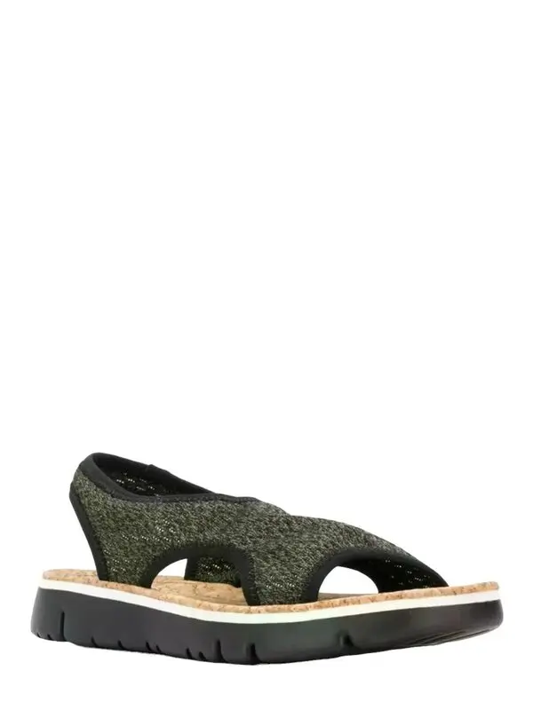 Camper Oruga Slingback Sandals - Black