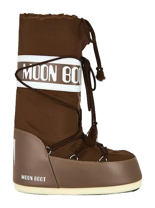 Moon Boot Icon Nylon Boots - Brown