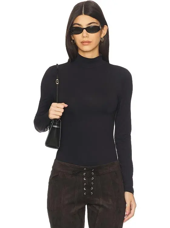 OW Lexi Turtleneck Bodysuit - Black