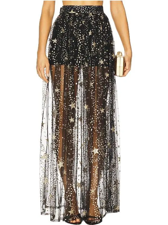 MARIANDREE GAITAN Emily Maxi Skirt - Black