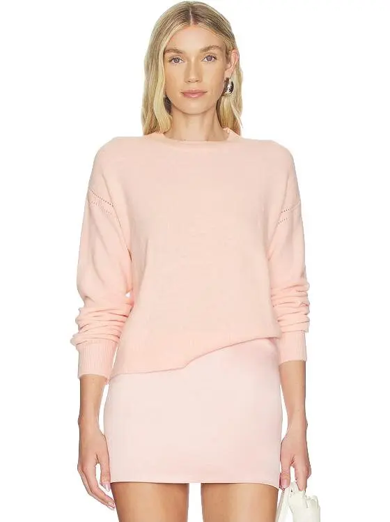 BOBI Crewneck Boxy Sweater In . Also - Blush