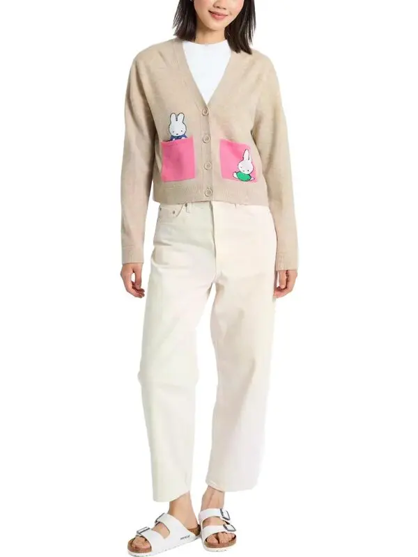 Chinti & Parker Pocket Detail Cardigan - Neutrals