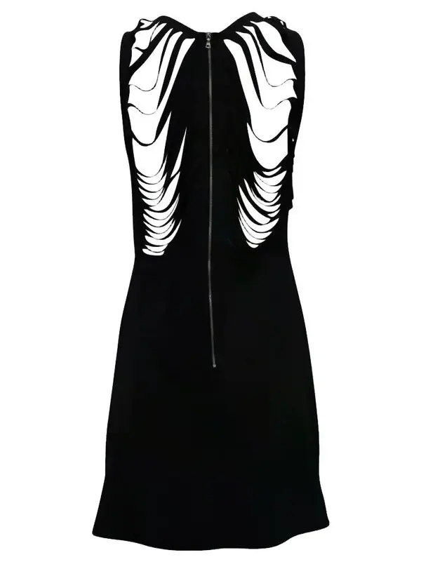 Sandro Sleeveless Cut-out Mini Dress - Black