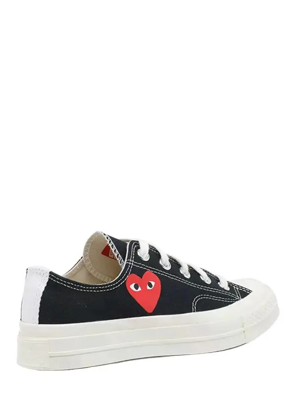 CONVERSE X COMME DES GARONS PLAY Heart Logo Lace-up Sneakers - Black