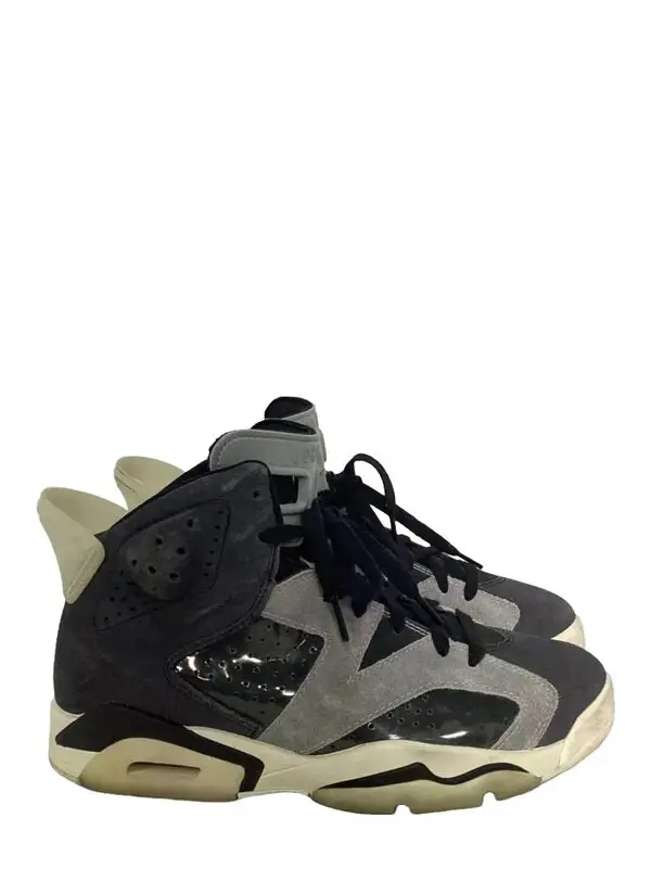 Nike Air Jordan 6 Retro High Top Sneakers - Grey
